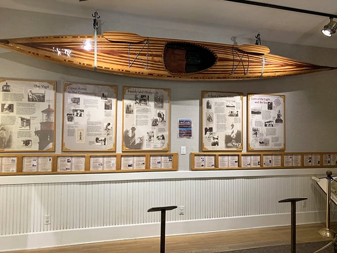 Maritime history comes alive through thoughtfully curated exhibits featuring artifacts that connect visitors to St. Augustine's rich nautical past.