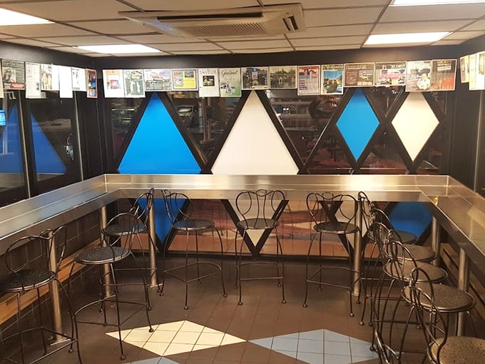 The blue and white diamond pattern isn't just decoration—it's a visual signature as recognizable to Chicagoans as their skyline or the Cubs' perpetual hope.