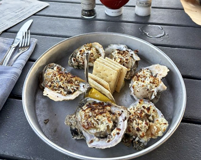 These aren't just oysters—they're briny time machines transporting you straight to the moment they were plucked from Gulf waters.