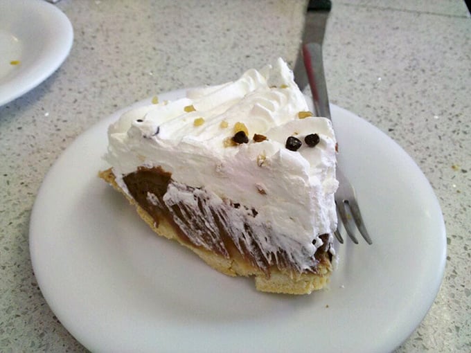 Cream pies at diners are America's most underrated dessert—this slice has the power to make you forget every fancy restaurant pastry you've ever had.