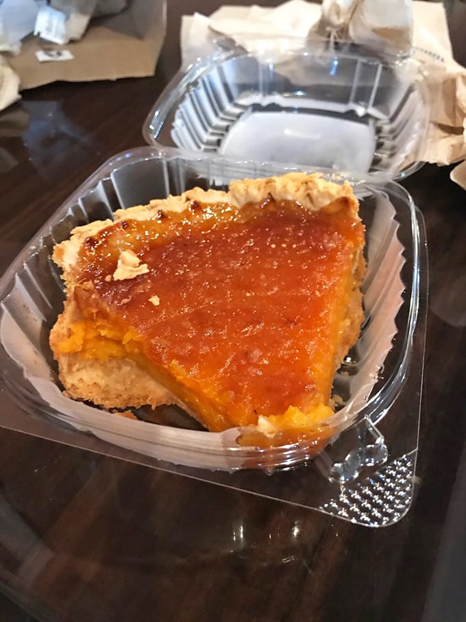 Sweet potato pie that whispers sweet Southern secrets, the perfect finale to your smoky meat symphony.