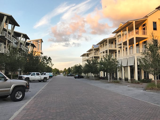 Tree-lined streets showcase the kind of neighborhood charm that developers haven't figured out how to ruin.