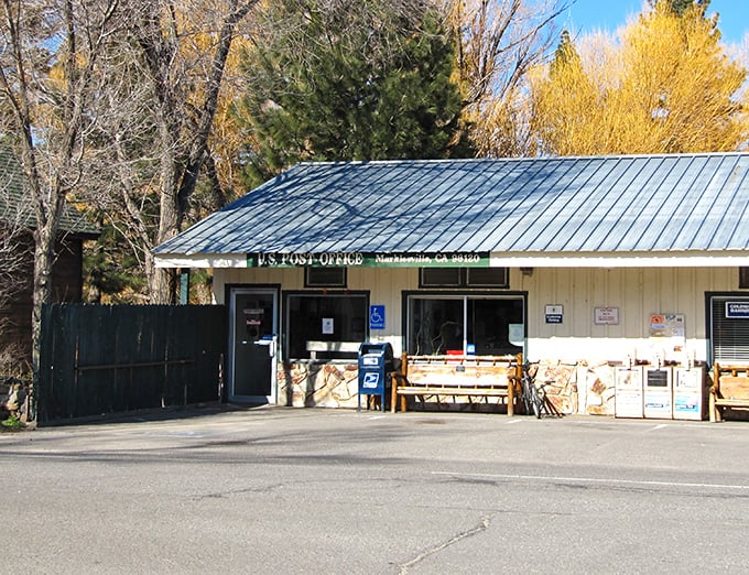 Even the post office in Markleeville has mountain character. Where else does picking up mail feel like stepping into a postcard?