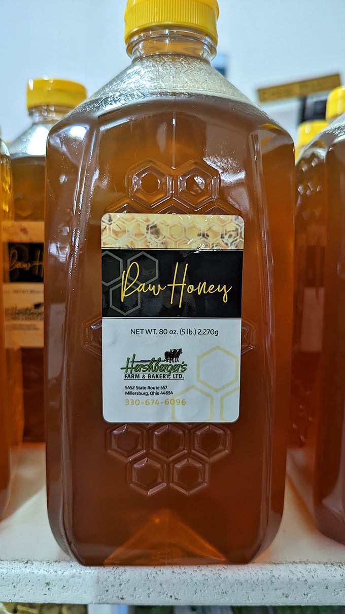 Liquid gold in a bottle—this raw honey captures Ohio summers in amber waves you can actually spread on toast.