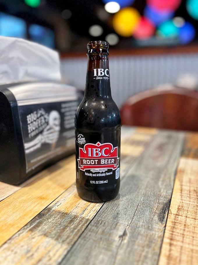 Nothing washes down barbecue quite like an ice-cold root beer. This bottle of IBC is the perfect companion to smoky indulgence.