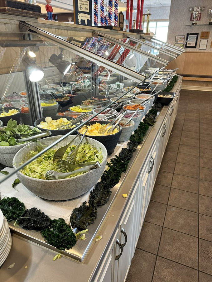 10. salad barThe salad bar at Tony's isn't an afterthought—it's a colorful, fresh-filled runway of options that makes eating vegetables feel like a reward, not a requirement.