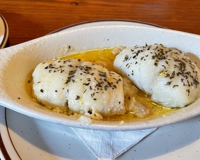 These stuffed sole fillets swimming in butter are what mermaids would serve at their dinner parties if mermaids ate seafood.