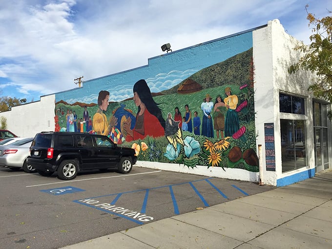 This vibrant mural celebrates Susanville's diverse heritage, proving small towns can embrace big cultural stories through public art.