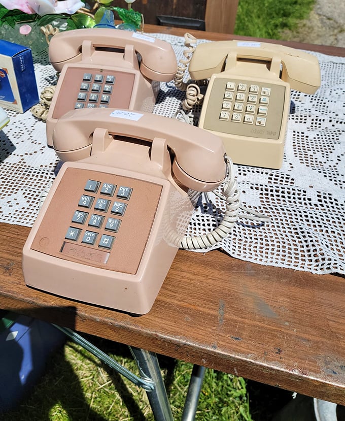 Before smartphones, these pastel beauties connected us. Vintage push-button phones that make millennials ask, "Wait, what's that cord for?"