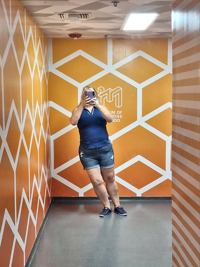 The Tilted Room creates the sensation you're walking uphill on flat ground. It's like that feeling after two margaritas, but completely family-friendly.