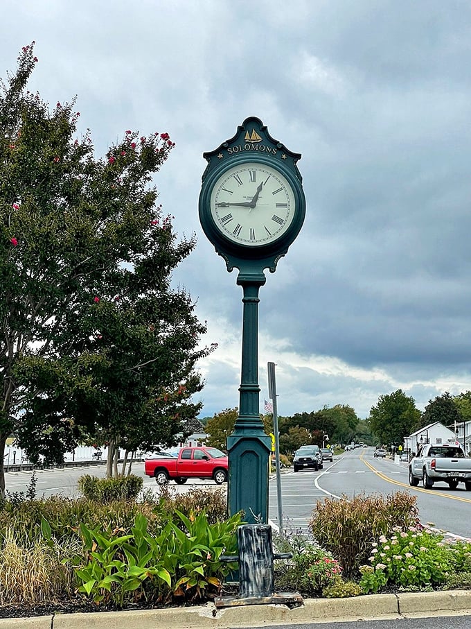 The town clock doesn't just tell time – it announces you've arrived in a place where minutes move more slowly and stress melts away like ice cream in August.