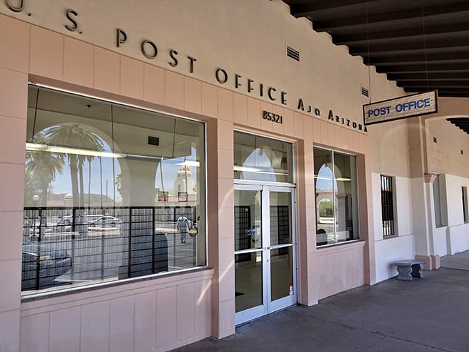 Even the post office in Ajo maintains that Spanish Colonial charm. Paying bills never looked so good—though they still hurt the same.