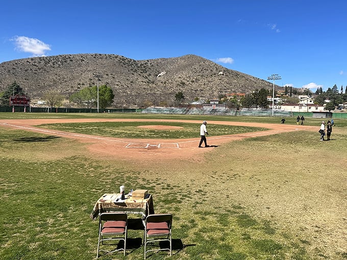 Warren Ballpark has hosted baseball games since 1909, making it one of America's oldest. Those mountains beyond the outfield create the most dramatic backdrop in baseball. 