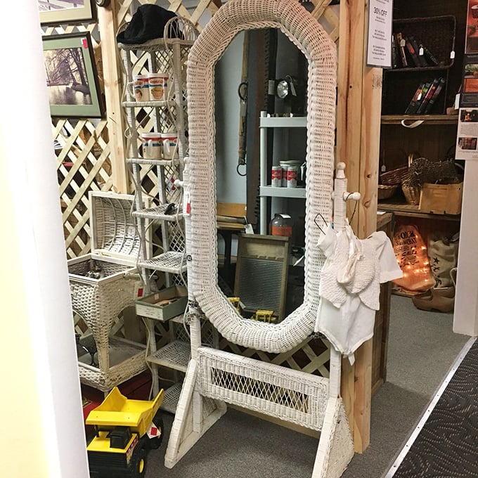 That wicker mirror has reflected more fashion disasters and hairdo triumphs than a 1970s yearbook committee could imagine.