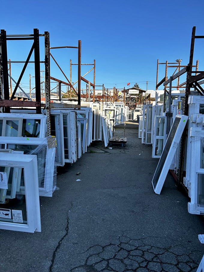 Window shopping takes on new meaning here. These frames aren't just glass and wood—they're potential for transformation.
