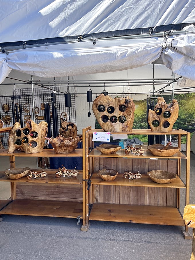 Nature transformed into art – these wooden bowls have lived two lives, first as trees and now as conversation pieces destined for prominent display.