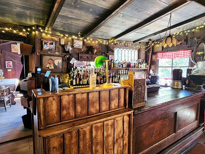 Liquid history: This isn't just a bar—it's a time machine where every bottle holds spirits in more ways than one.