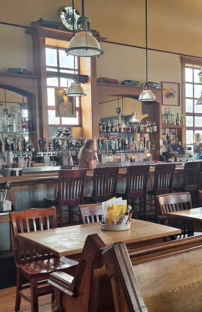 The bar beckons with promises of perfectly crafted drinks and conversations worth remembering forever. 