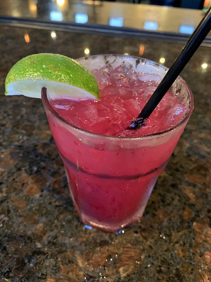 That blueberry mule looks refreshing enough to make you forget it's not actually healthy to drink.