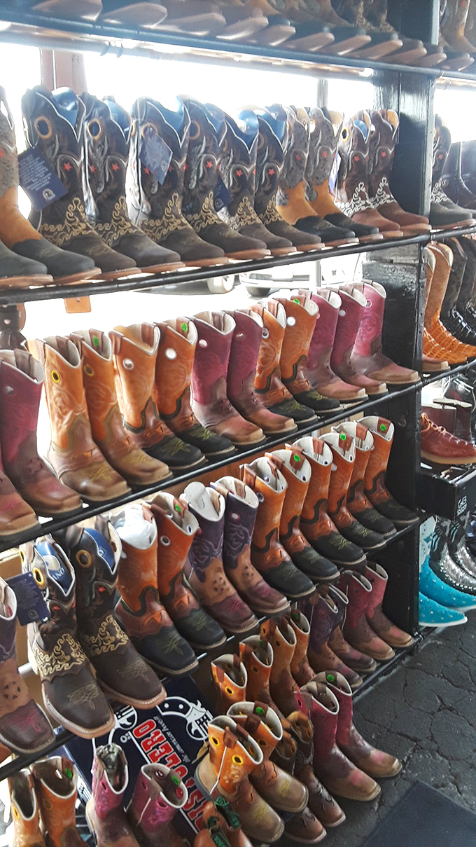 Cowboy couture at its finest—these boots weren't made just for walking but for transforming any outfit from "casual Friday" to "rhinestone cowboy" in seconds flat.