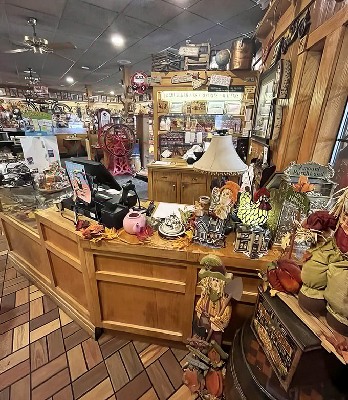 Not just a counter—it's a museum of Americana where coffee mugs are constantly refilled and local gossip flows as freely as the maple syrup.