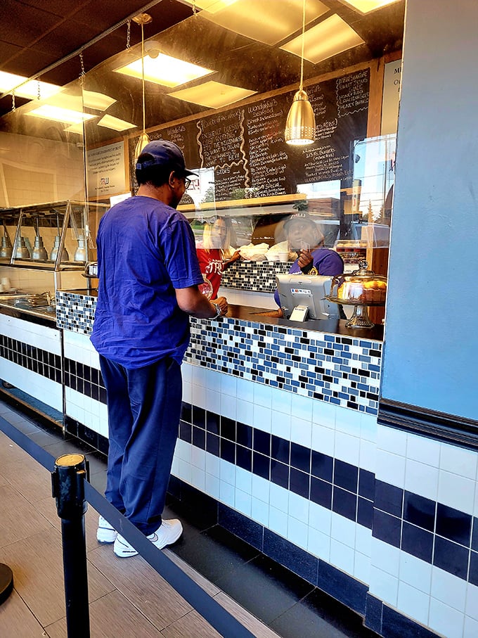 Where the magic happens—watching your order come together is like seeing a delicious symphony conducted one crispy piece at a time.