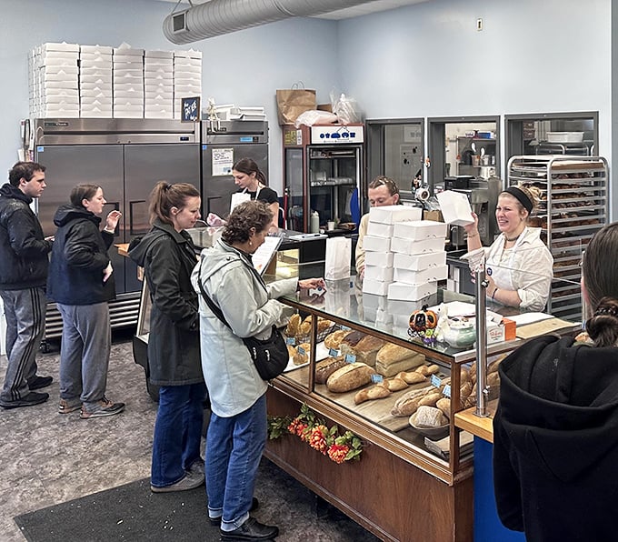 The morning rush at Batch isn't just customers—it's a community of carb enthusiasts united in delicious purpose.