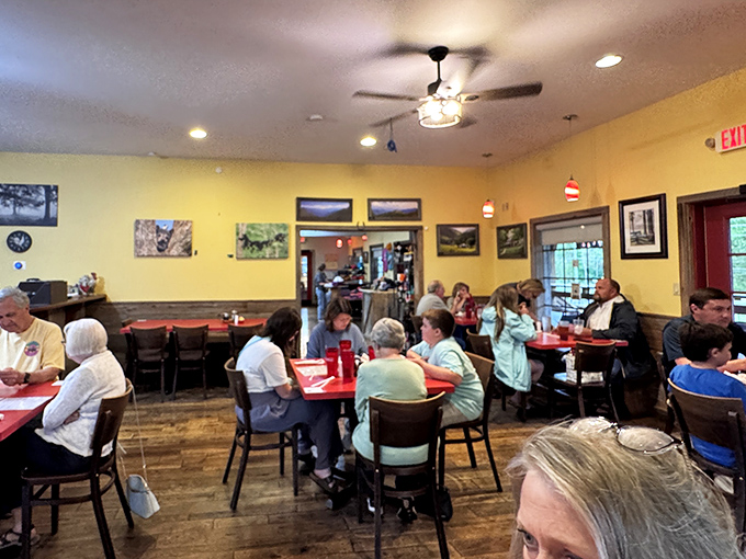 Where locals and tourists break bread together. That buzz of conversation is the sound of memories being made over forkfuls of comfort food.
