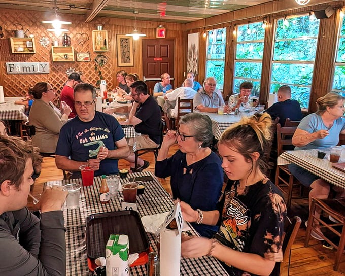 A packed house of happy diners tells you everything you need to know – this isn't just a meal, it's a Florida tradition worth joining.