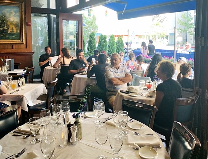 Where seafood stories are shared and memories made—notice how nobody's looking at their phones? That's the power of really good food.