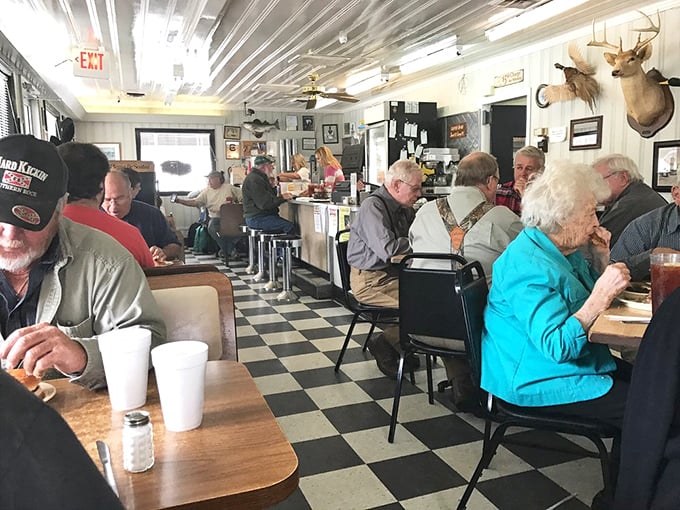The breakfast crowd knows the secret: this is where Summerton's real business gets done, between bites of biscuits and gravy.