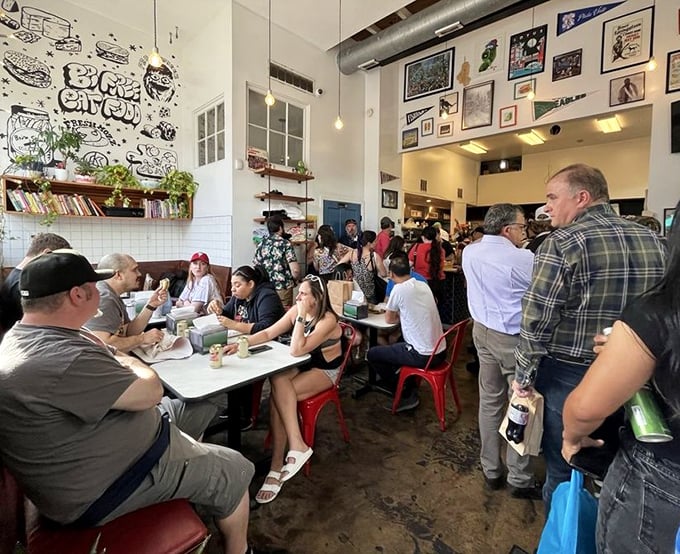 When the place is packed, you know you've found the real deal – locals willing to wait for sandwiches that have achieved cult status.