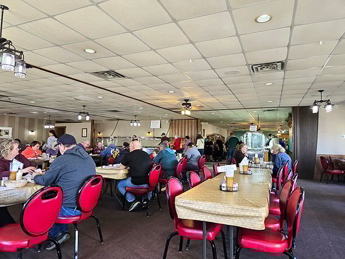 The dining room buzzes with the sound of happy eaters—a symphony of "mmms" and "aahs" that's music to a food lover's ears.