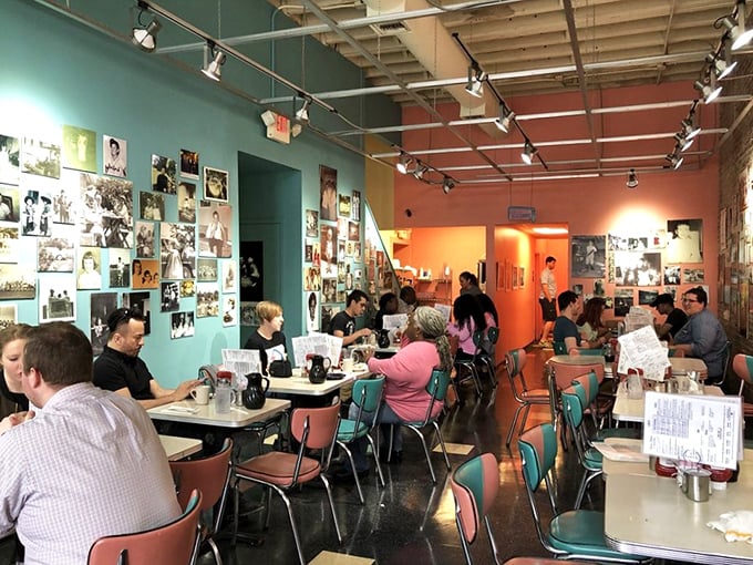 Full house on a weekday means you've found the real deal. When locals outnumber tourists, you know the food isn't just Instagram-worthy.