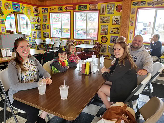 The dining area buzzes with multi-generational joy. Some traditions are worth preserving, especially when they involve root beer.