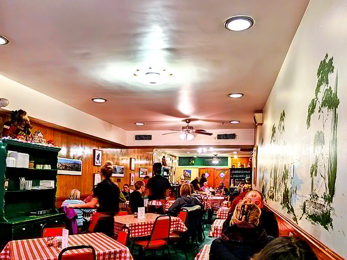 When a restaurant is this busy, you know you're in the right place—these diners aren't here for Instagram, they're here for the real deal.