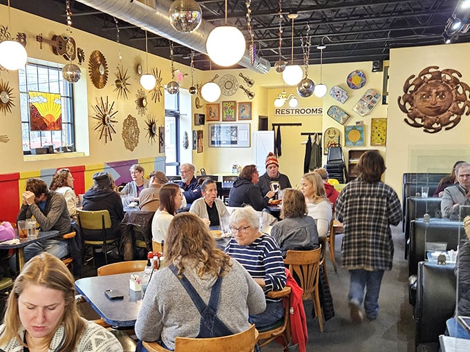 A full house at lunchtime isn't just popularity—it's a community of flavor seekers who've discovered this gravitational pull of good food.