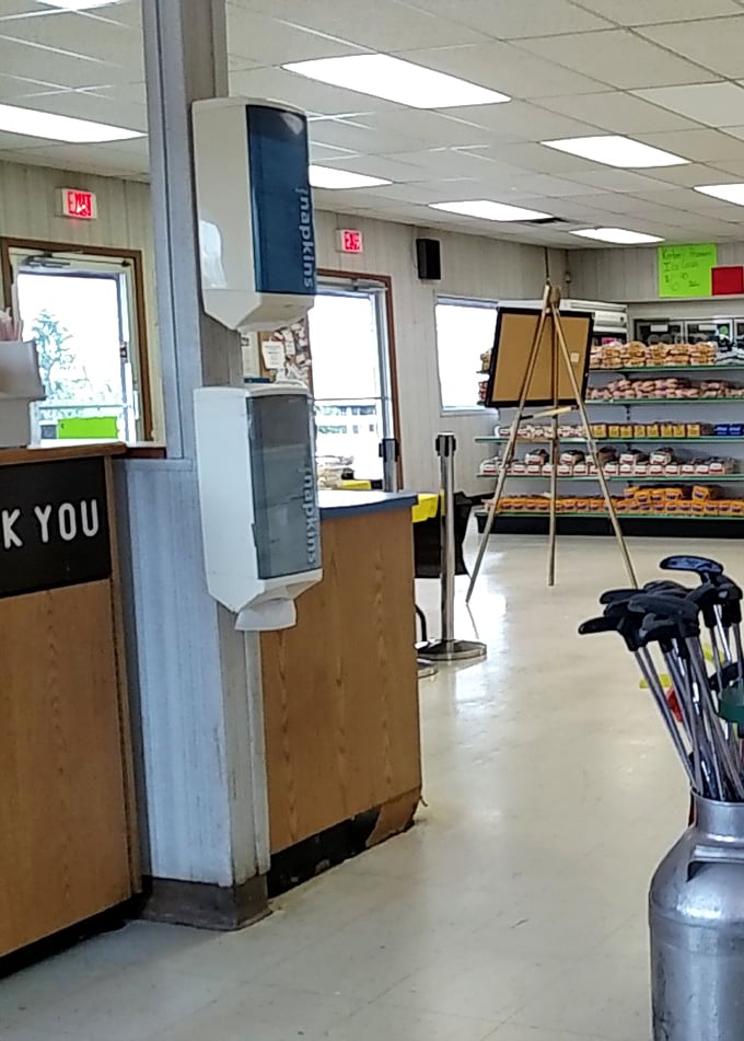 The entrance says "Thank You" – though we're the ones grateful for what awaits inside this temple of frozen treats.