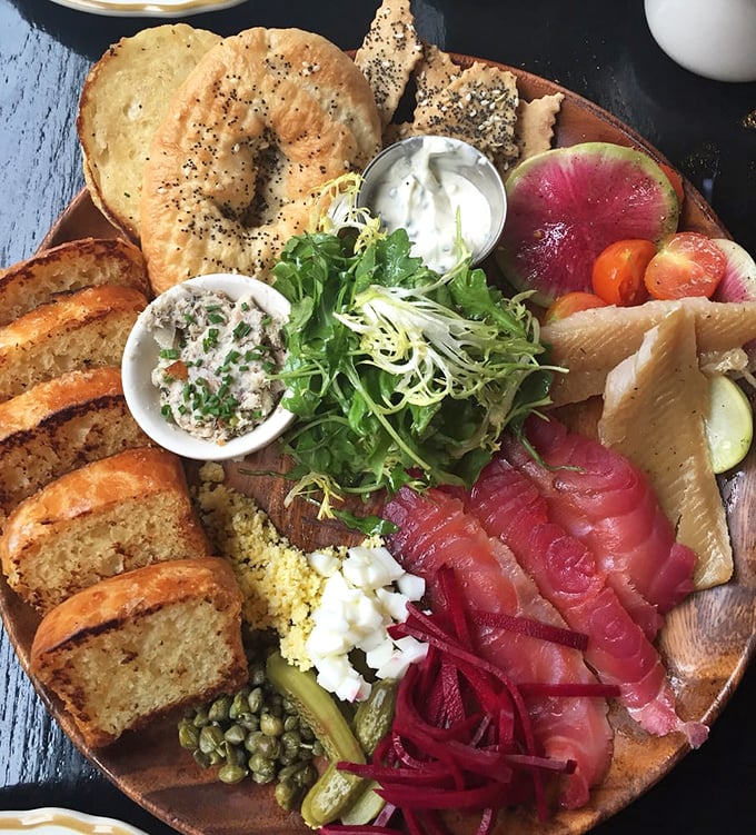 A seafood platter that celebrates the ocean's bounty with the respect it deserves—briny, fresh, and arranged like edible jewelry.