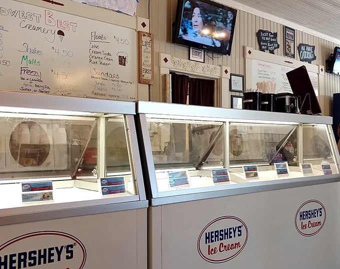 The "Creamery" isn't just a name – it's a promise of cold, creamy salvation after the glorious heat of barbecue battle.