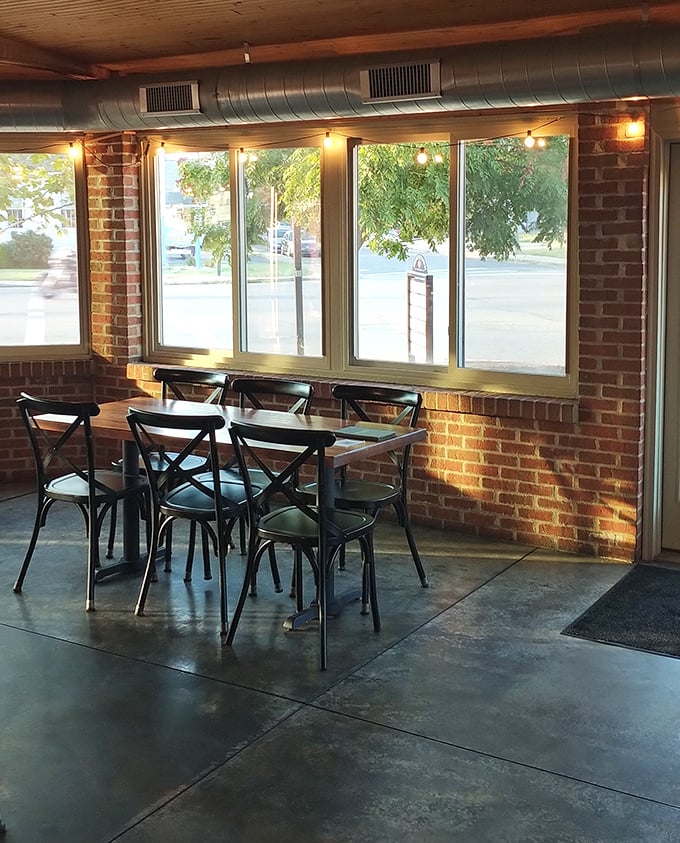 Morning light streams through windows, casting a golden glow on brick walls and creating the perfect spot for contemplating your next barbecue adventure.