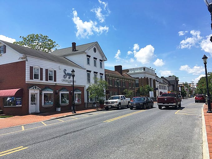 Main Street shopping where store owners remember your name and Amazon delivery trucks seem wonderfully unnecessary.