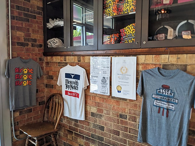 When your burger joint's merch becomes part of the local uniform, you know you've transcended from restaurant to institution.