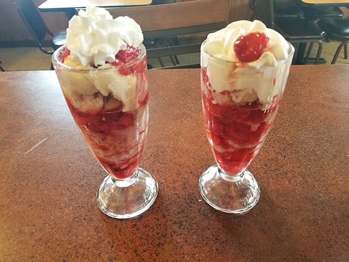 These strawberry parfaits aren't just desserts – they're edible nostalgia, layered with memories of summer picnics and grandma's kitchen.