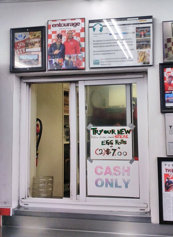 The ordering window—where dreams are placed and fulfilled with assembly-line precision and zero unnecessary chitchat.