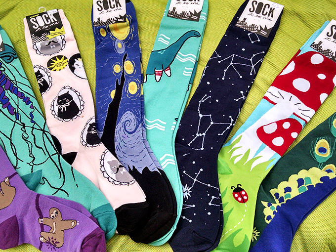 Sock drawer revolution! These aren't your standard white tubes—they're conversation starters that begin at your ankles.