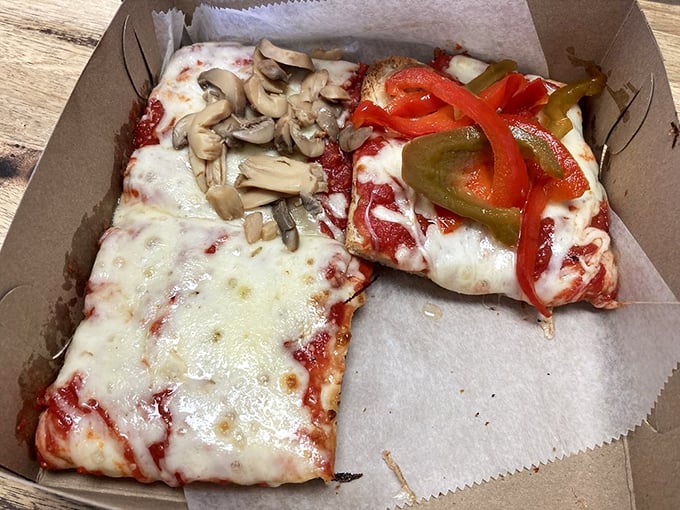 This combo slice showcases the kitchen's philosophy: quality ingredients, generous portions, and zero pretension. Pure Pennsylvania pizza perfection.