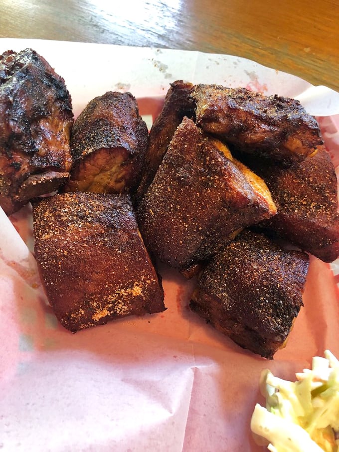 These rib tips have the perfect spice rub and smoke penetration that would make even the most stoic pitmaster shed a tear of joy.