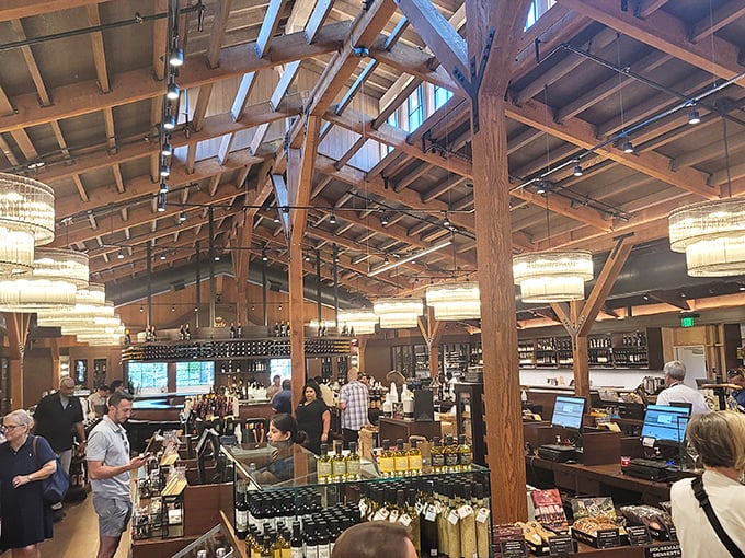 The wine shop that launched a thousand credit card swipes—a treasure trove where "I'll just browse" becomes "I need another suitcase."