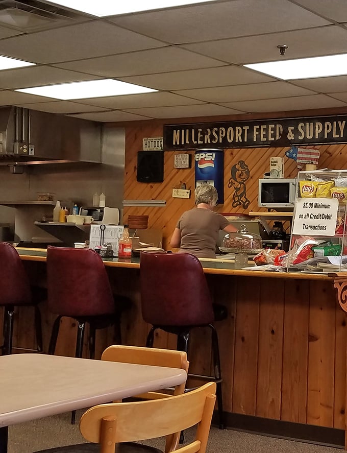 Behind every great small-town eatery is a dedicated staff member, ready to turn your hunger into happiness with remarkable efficiency.
